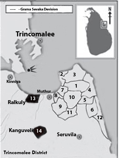 The Latest Militarized Zone of the GoSL in Muthur East