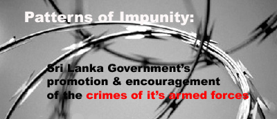 Patterns of Impunity Sri Lanka 1958 - 2007
